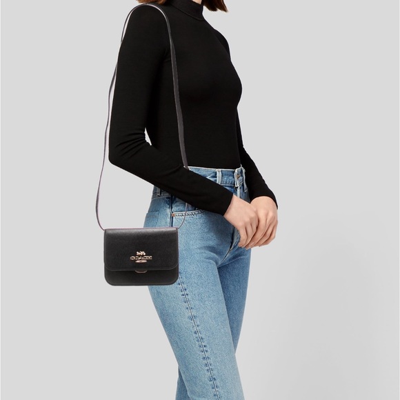 Coach | Bags | Coach Mini Brynn Crossbody Bag Goldblack | Poshmark